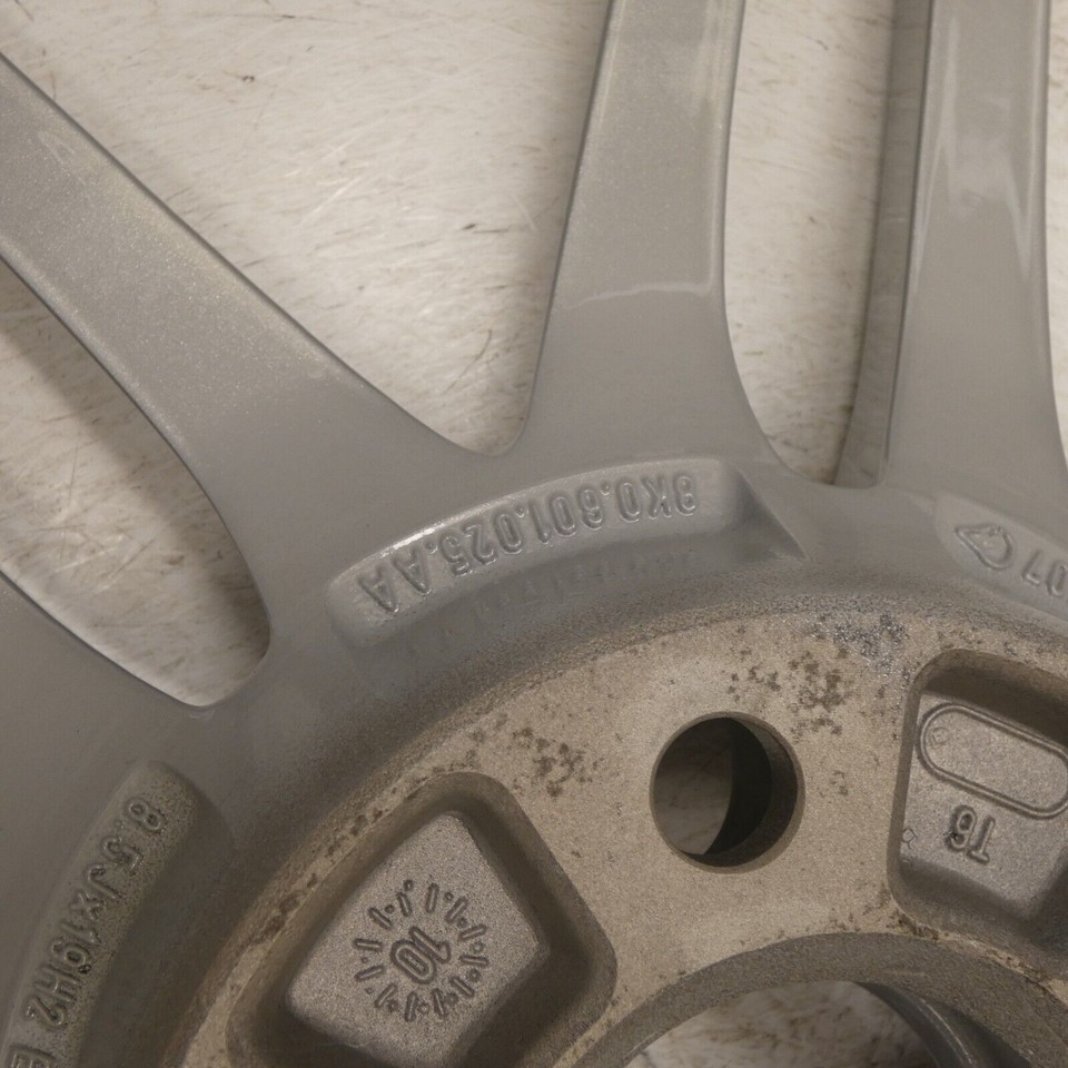 AUDI A4 S LINE LE MANS 19" SILVER ALLOY WHEEL RIM 8.5 OEM 8K0601025AA ...