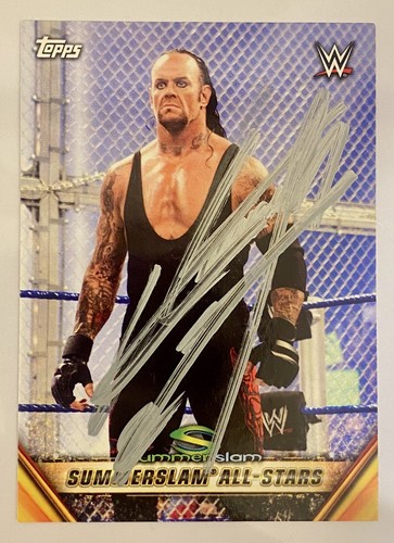 2019 Topps WWE Summer Slam All-Stars Undertaker Auto Trading Card | eBay