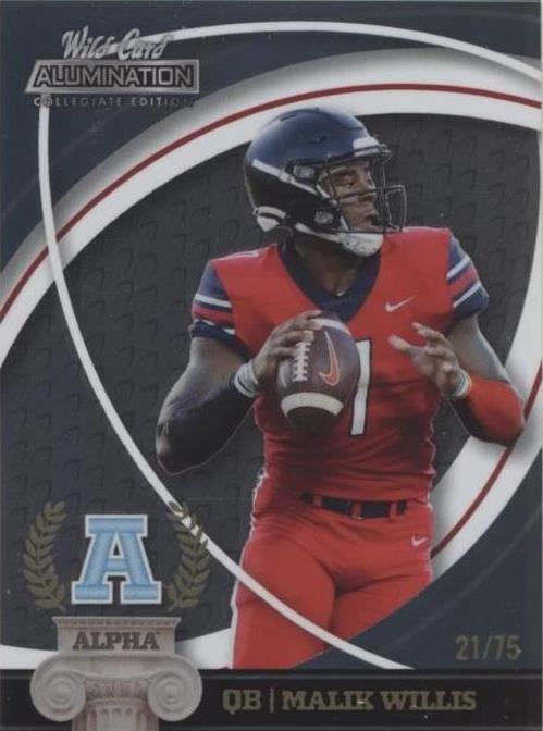 2021 Wild Card Alumination NIL Collegiate Edition - Alpha Malik Willis ...