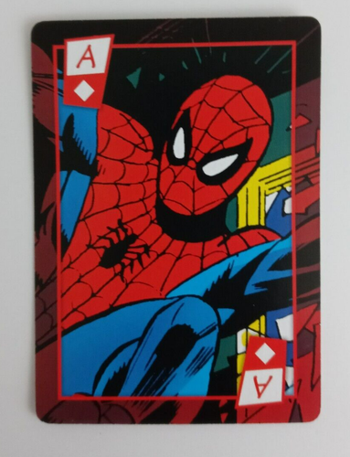 Marvel Comic Hero Playing Card Spider-Man Ace Diamonds | eBay