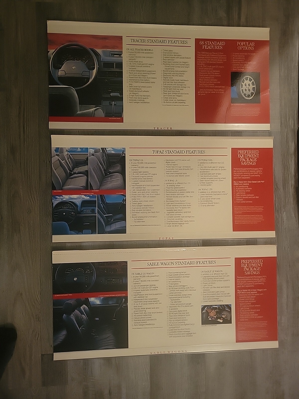 Dealer Showroom Sign/Promo Poster 1989 Dealership 90 Data Center 9 cars ...