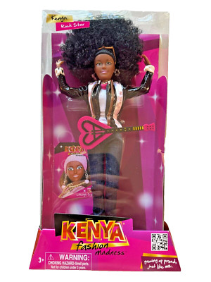 Kenya Fashion Madness Rock Star Doll Kenya's World Play Date Hairstyle ...