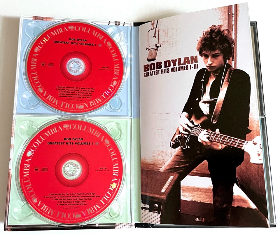 BOB DYLAN Greatest Hits Volumes I-III Columbia 4-CD Box Set C4K 90556 ...