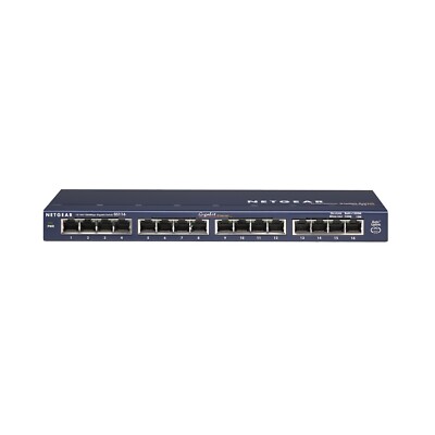 NETGEAR GS116 ProSafe 16-Port Gigabit Desktop Ethernet Unmanaged Switch ...