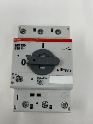 ABB MS325-25 Manual Motor Starter 25A 20.0-25.0A 690V 3P | eBay