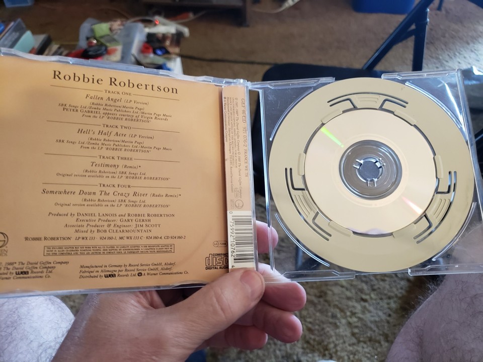 Collection Of 8 Different Robbie Robertson CD's- Promotional And Import ...