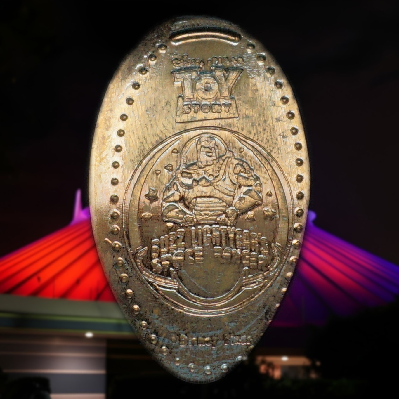 Buzz Lightyear's Space Ranger, Toy Story logo Disney Pressed Penny | eBay