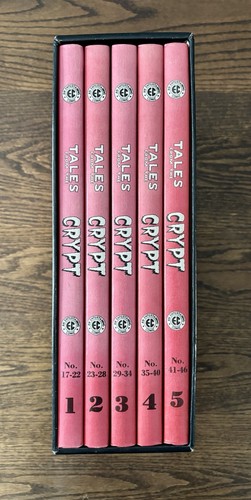 Tales From The Crypt EC Comic 5 Book Complete Box Set In Slipcase Russ ...