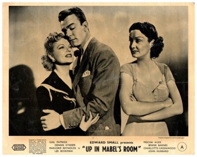 Up In Mabel's Room Lobby Card 1944 Marjorie Reynolds Dennis O'Keefe ...