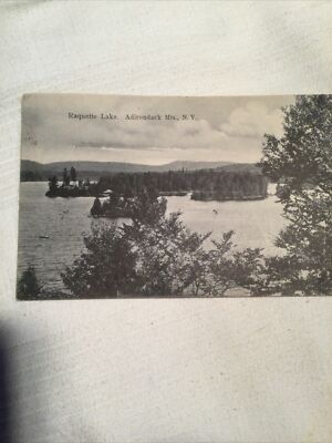 Postcard-posted And Stamped 1908 Raquette Lake, Adirondack Mts. N.Y ...