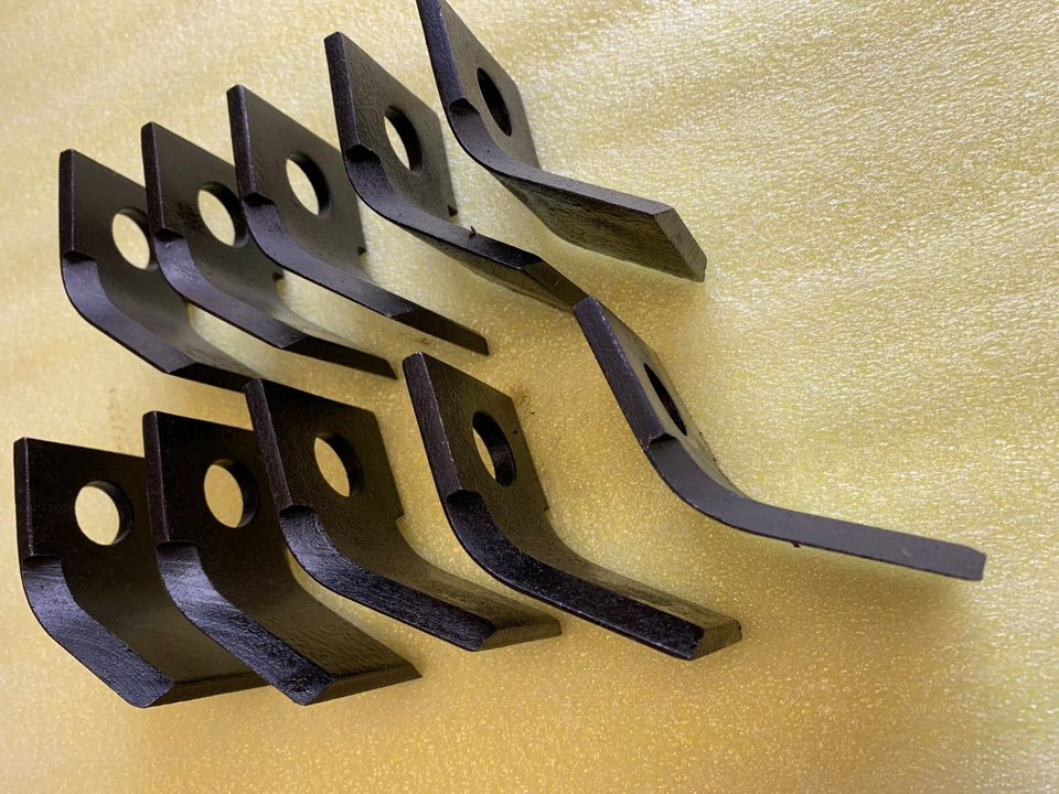 Set of 10 HD blade/knife/knives for John Deere 360, 370, 390 flail ...