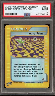 Pokemon Warp Point Expedition Reverse Holo #152 PSA 9 Mint | eBay
