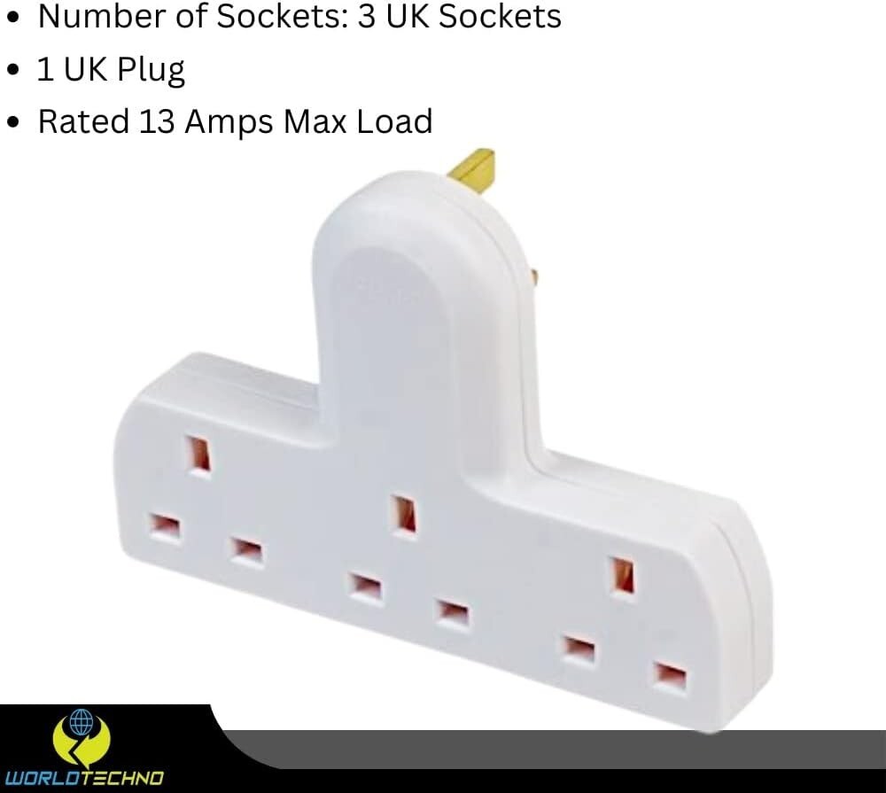 Eagle E342AA Triple Switched Socket with Back Box - White for sale ...