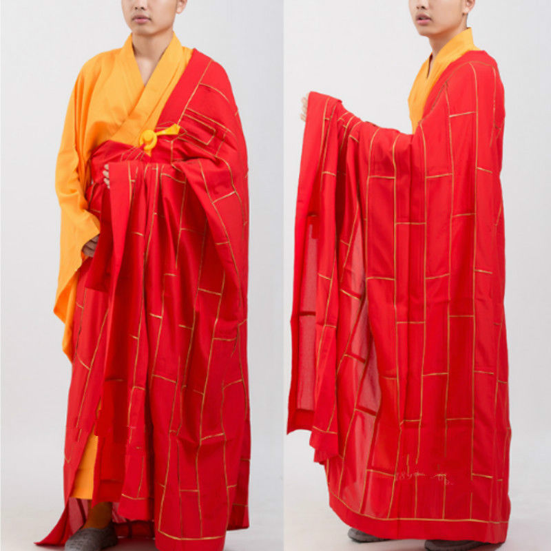 Kesa Moine Robe Zen Méditation Bouddhiste Prêtre Soutane Shaolin Temple ...