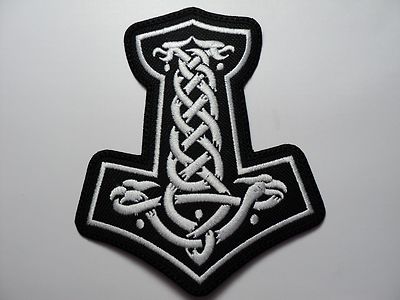 THOR HAMMER EMBROIDERED PATCH | eBay