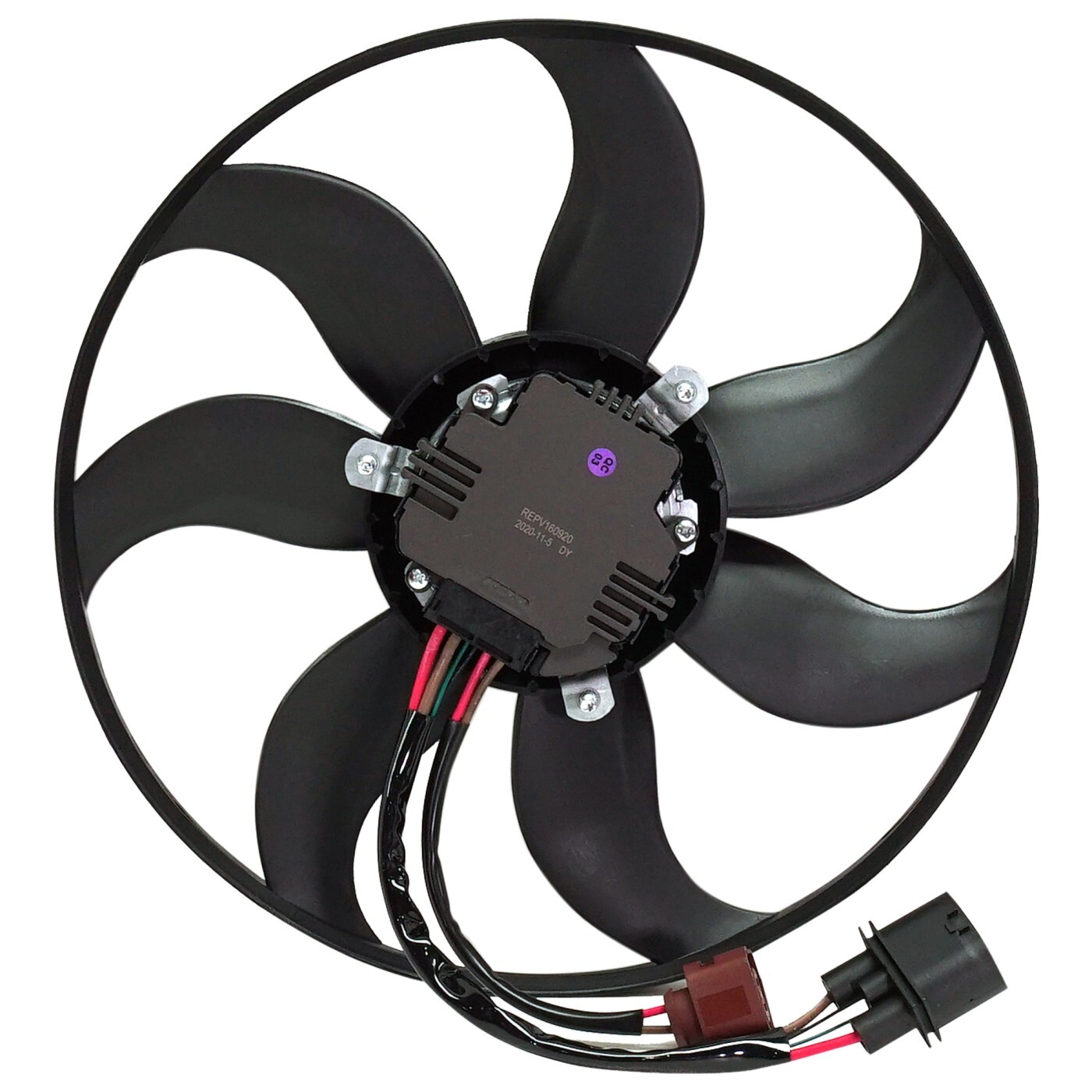 Radiator Cooling Fan For 2005-2017 Volkswagen Jetta 2009-2015 CC 06-13 ...