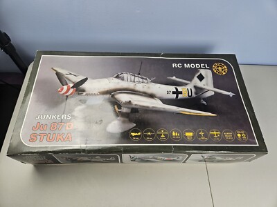 Flying Styro Kit Junkers Ju 87D Stuka RC Electric Plane Kit of WWII ...