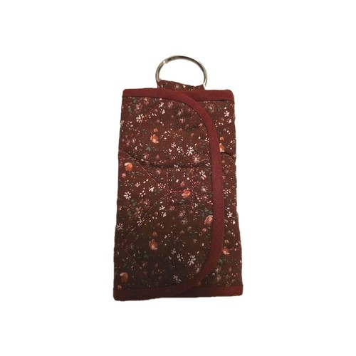 Homemade Fabric Tri Fold Key Change Holder 6.5" Pre-owned, Floral ...