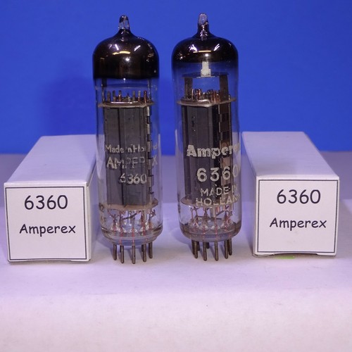 Qty 2, tubes à vide, 6360, Amperex, entièrement testé Hickok 752A | eBay