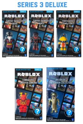 2023 ROBLOX Action Collection SERIES 3 DELUXE MYSTERY PACK BOX Figures ...