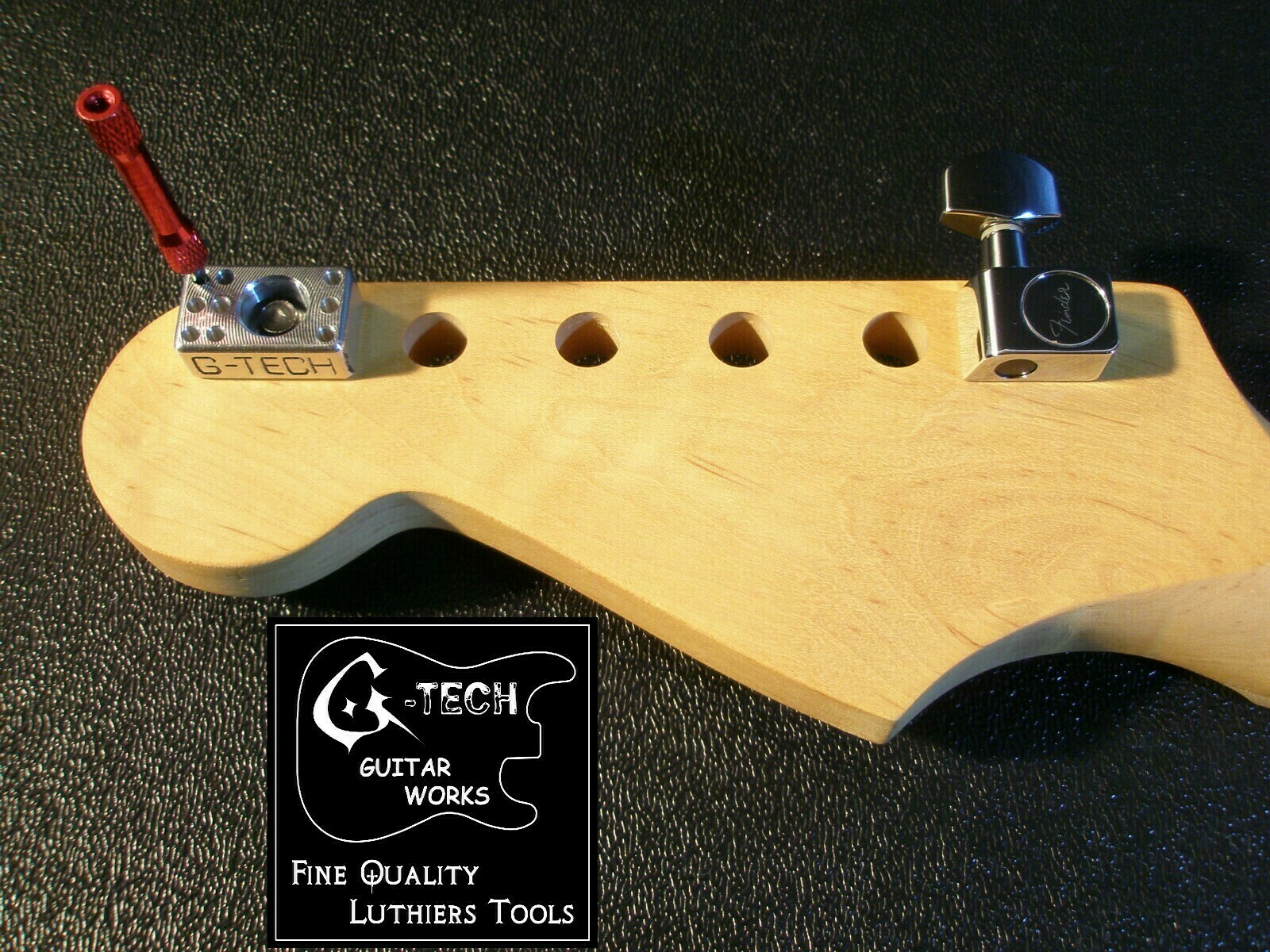 Guitar Tuner Installation Tool - Drill jig for pin-mount tuners ...