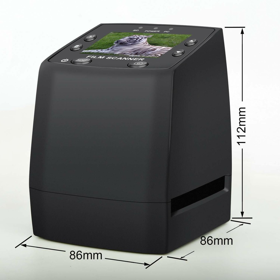 135 Film Negative Scanner High Resolution Slide Viewer Convert Film to ...