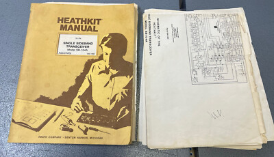 Vintage Heathkit Single Sideband Transceiver Original Manual Model SB ...
