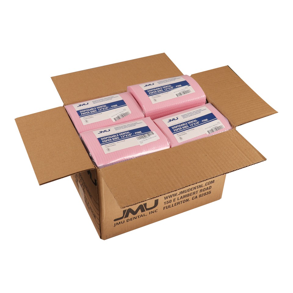 JMU Dental Patient Bibs 13"x18" 3-Ply Waterproof Medical Tattoo Napkin ...