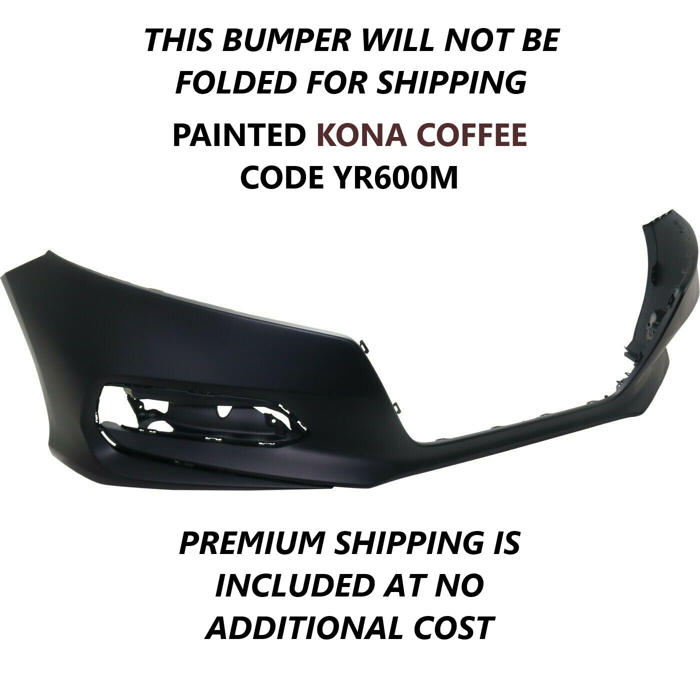 2018-2020 ACCORD SDN FRONT BUMPER OEM KONA COFFEE YR600M 04711TVAA00ZZ ...