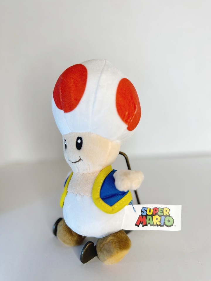 Nintendo Super Mario Brothers Toad Plush Stuff Toy 25cm Plush ...