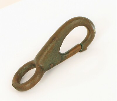 VINTAGE NAUTICAL HEAVY DUTY BRONZE BRASS MARINE MARITIME CLIP CLASP ...
