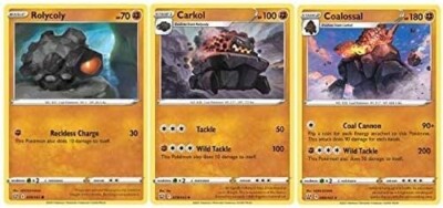 Coalossal 080/163 - Battle Styles - Foil - Pokemon Evolution Card Lot ...