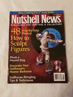 NUTSHELL NEWS MAGAZINE~DOLLHOUSE & CRAFT MINIATURES~AUGUST 1997 | eBay