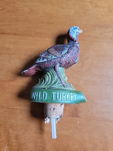 VINTAGE CERAMIC WILD TURKEY POURER POUR SPOUT STOPPER | eBay