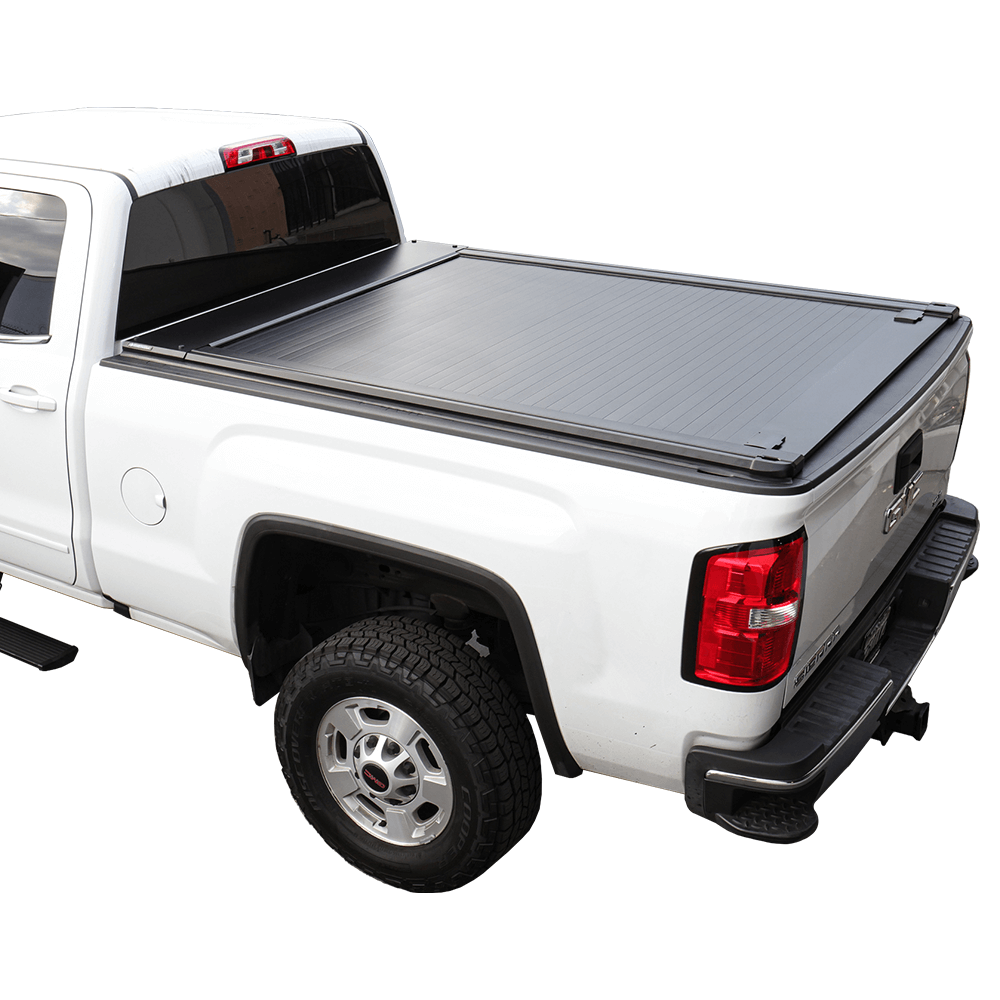 Aluminum Retractable Tonneau Cover for 2007-25 Sierra 1500/Silverado 6 ...