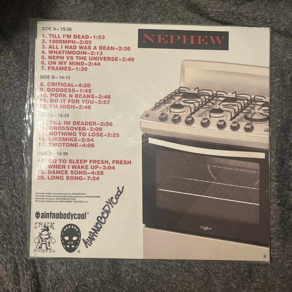 Signed RXK Nephew Till I'm Dead Vinyl w/ Exact Proof (Rap Hip Hop ...