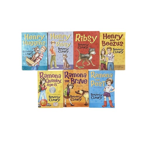 Beverly Cleary book lot Henry Huggins, Ribsy, Ramona Chapter Books 7 ...