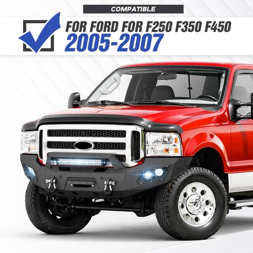 Front Bumper For 2005-2007 Ford F250 F350 F450 with Sensor Holes, Winch ...
