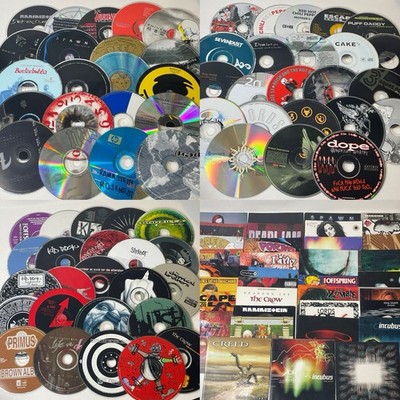 Massive Lot Of 90s/2000s Nu Metal Heavy Rock Loose CDs & Front Inserts ...