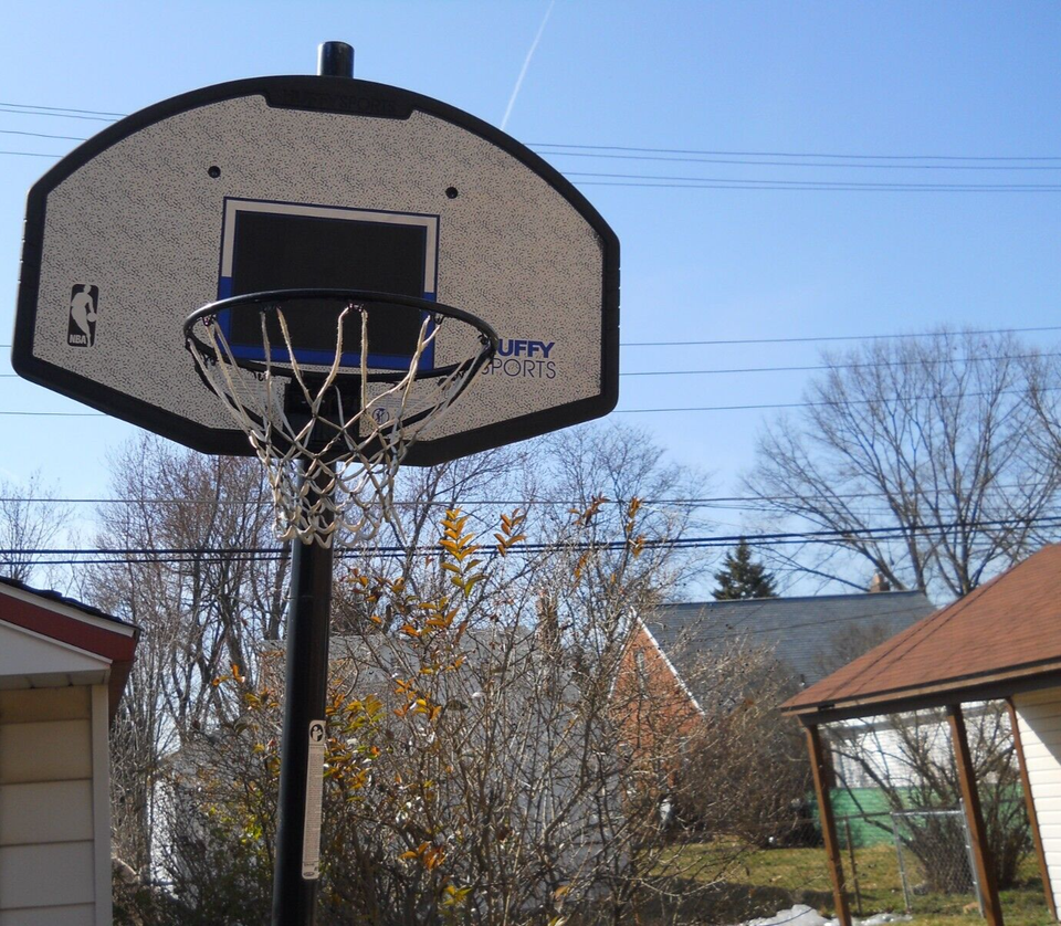 HUFFY NBA SPORT POLYCARBONATE PORTABLE BASKETBALL HOOP RIM NOT ...