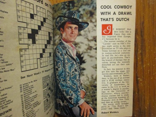 Nov-1966 World Journal Tribune TV Maga(ROBERT WOLDERS/CONNIE STEVENS ...