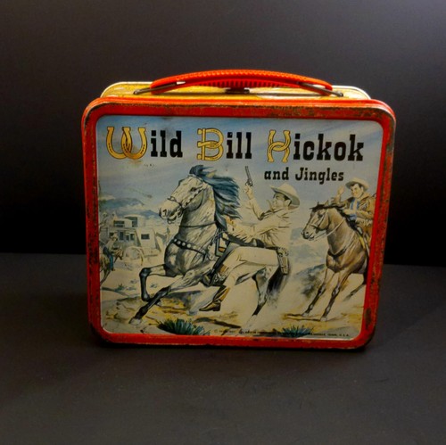 Vintage Wild Bill Hickok and Jingles Metal Lunchbox with Thermos 1955 ...
