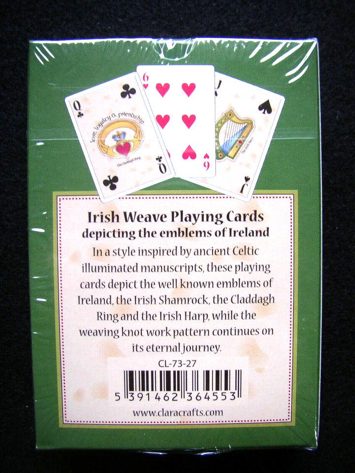 The Irish Shamrock Playing Cards | eBay