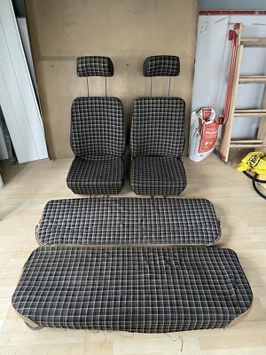 Mercedes G Wagon G Class Front And Rear Chequered Seats Interior W460 ...