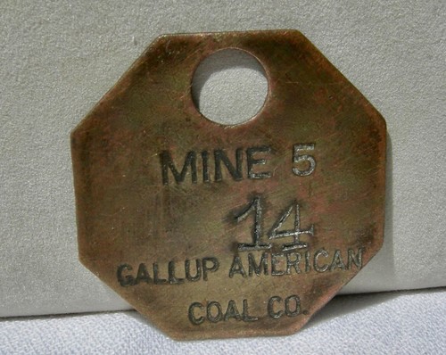 1920 GAMERCO NEW MEXICO NM RARE R10 "MINE 5 GALLUP AMERICAN COAL" OCT ...