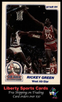 1984-85 Star Rickey Green #20 Utah Jazz West All-Star | eBay
