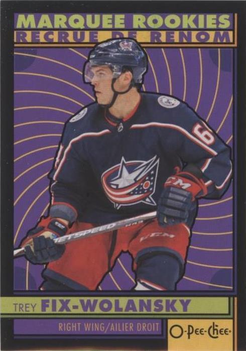 2022-23 O-Pee-Chee - Marquee Rookie Trey Fix-Wolansky #551 Retro Black ...