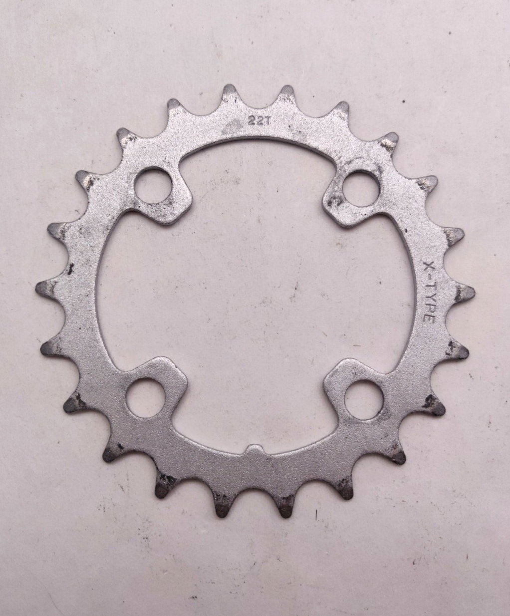 X-Type 22T Chainring - 4 Bolt 64 BCD - Silver Steel | eBay