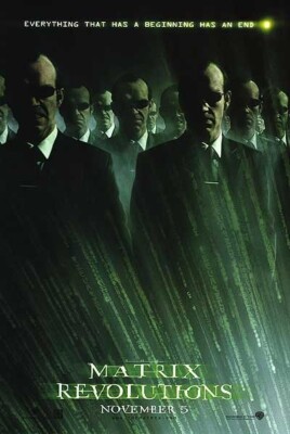 The Matrix Revolutions Agent Smith Style C Poster One Sheet 27 x 40 D/S ...