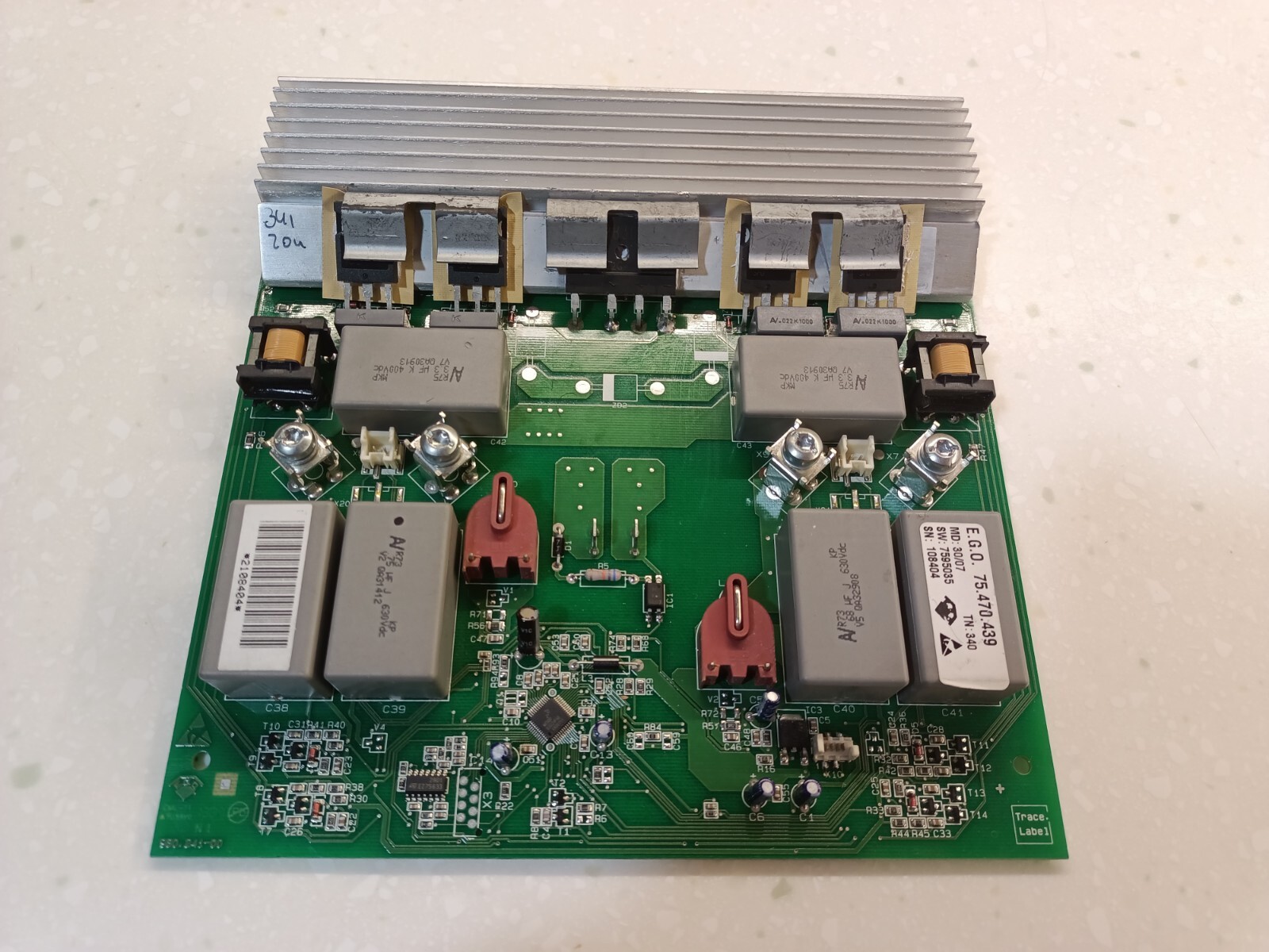 EGO 75.470.439 induction cooker power Board for Electrolux AEG Miele ...